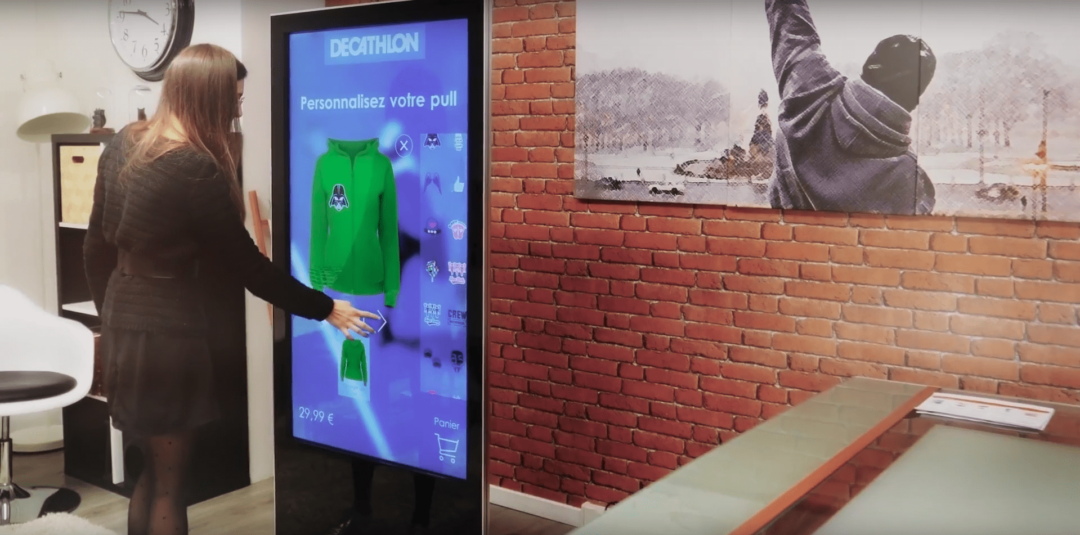 Location totem tactile, totem interactif, totem digital multitouch